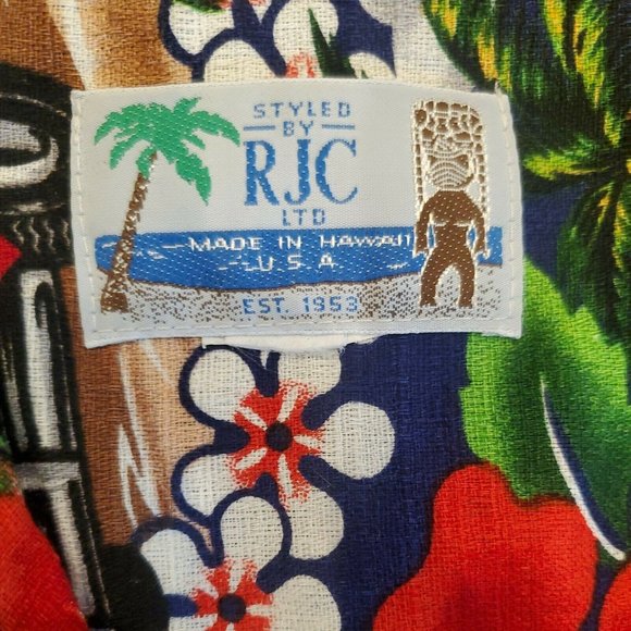 RJC | Shirts | Styled By Rjc Hawaiian Shirt Men Beach Surfer Woody ...